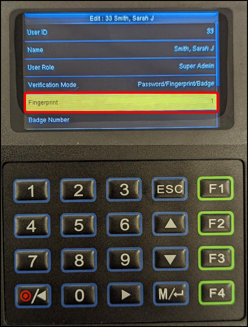 How to Enroll Fingerprint (Basic Clock)