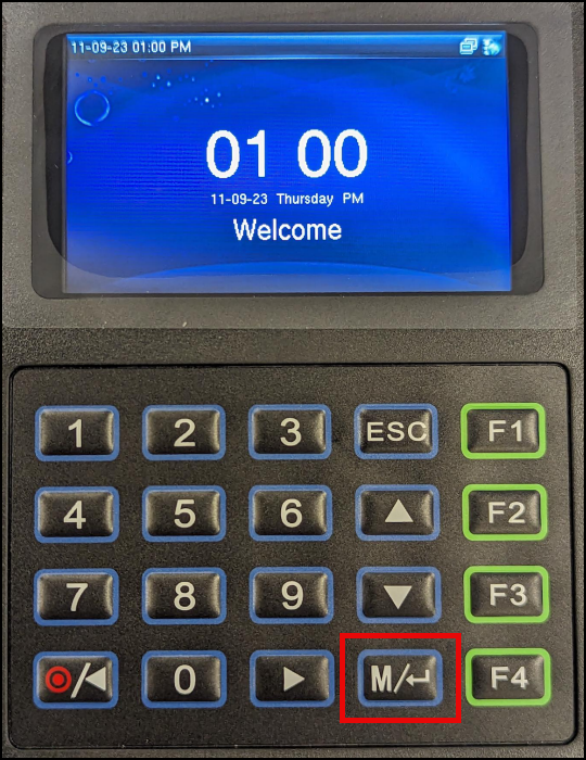 How to Enroll Fingerprint (Basic Clock)