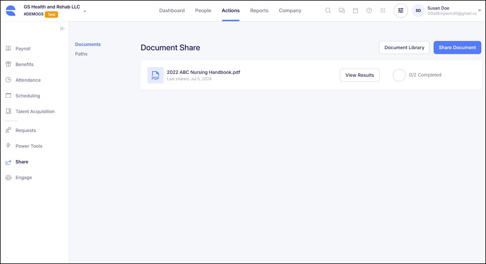 Sending Documents to Multiple Employees