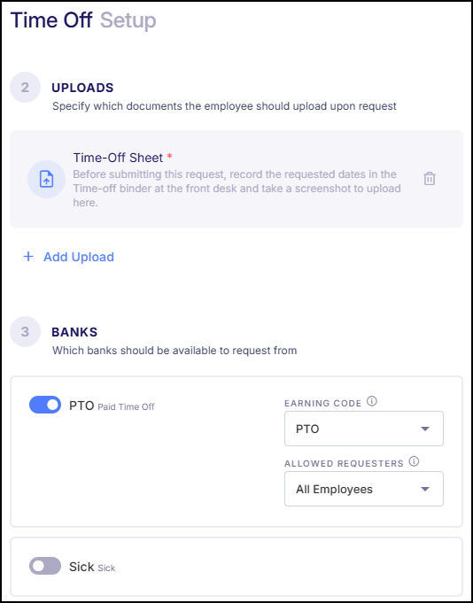Employee Benefits Requests