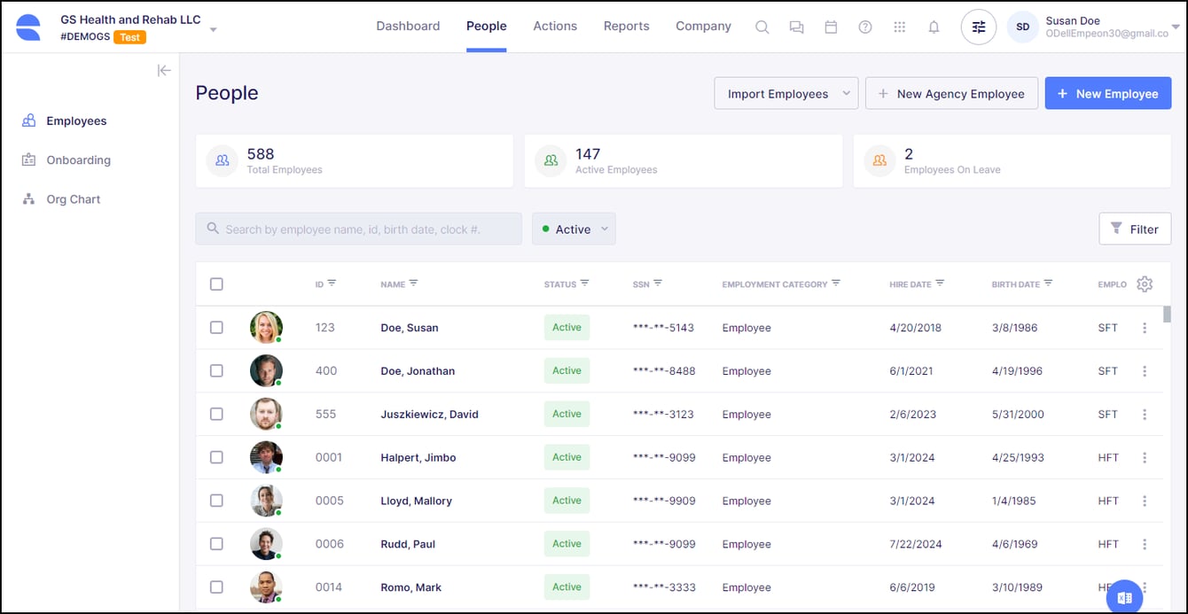 Adding a New Employee