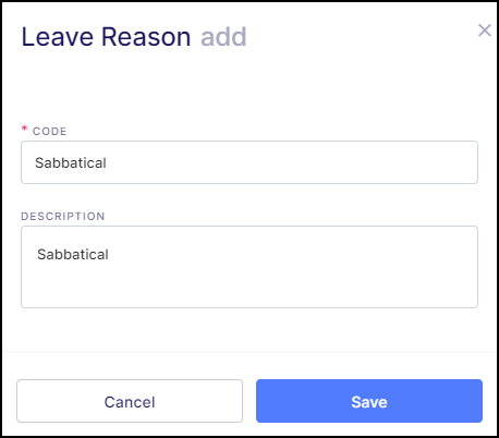 Status Codes, Reasons & Employment Types