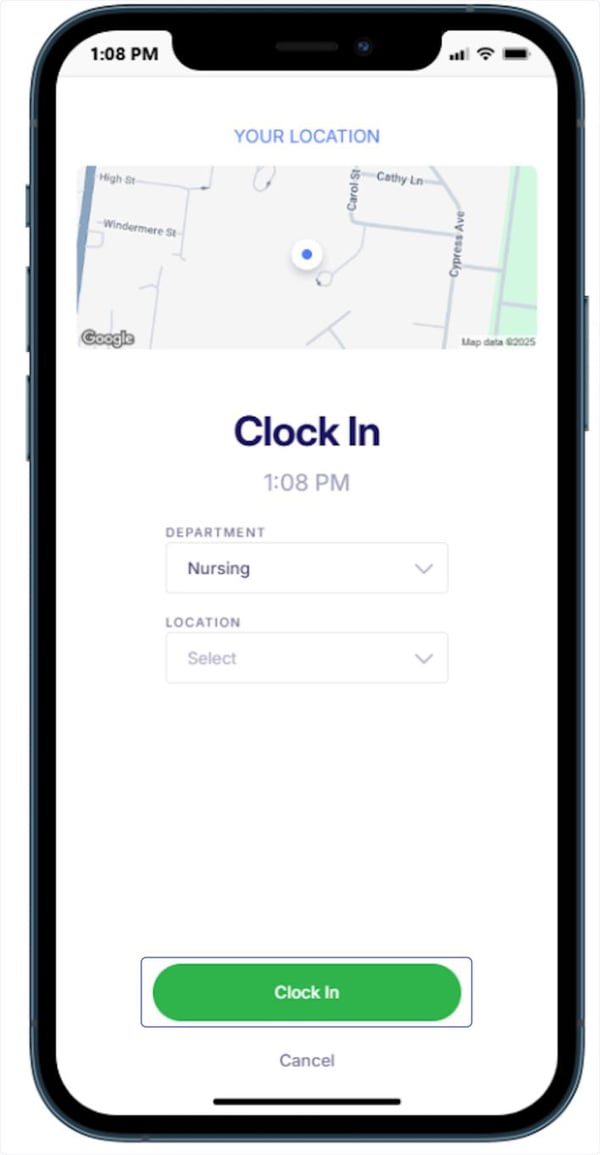 ESS Hub - Clock In/Out