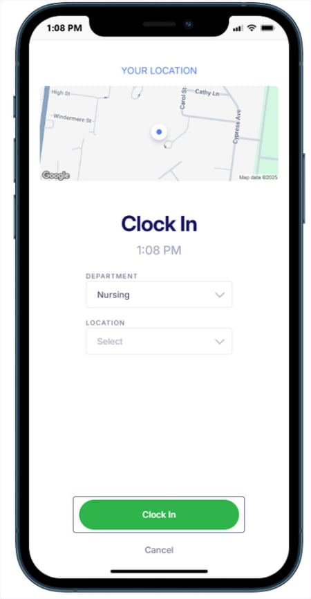 ESS Hub - Clock In/Out