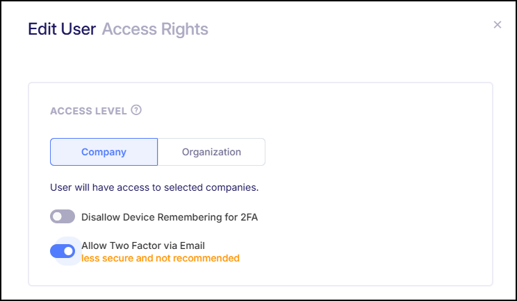 Empeon Workforce Two-Factor Authentication (2FA)